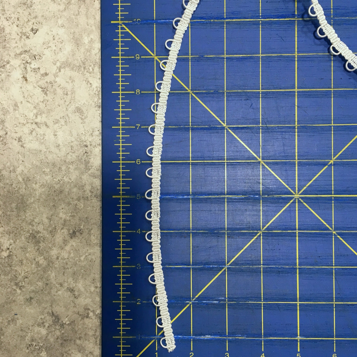 Bridal Button Loops - White | Sold by the half yard – Fabrik Attik