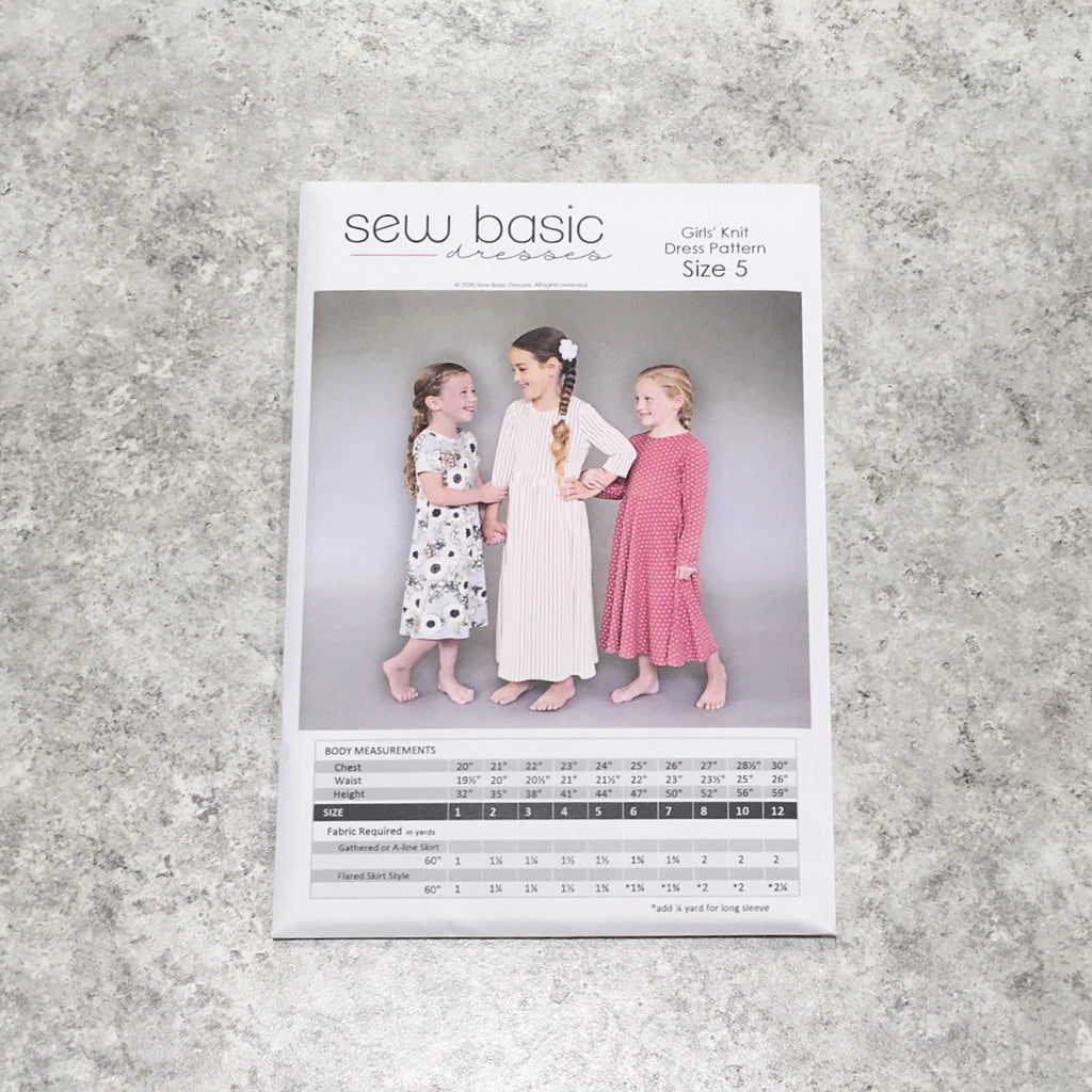 Sew Basic / Girls Dress Pattern – Fabrik Attik