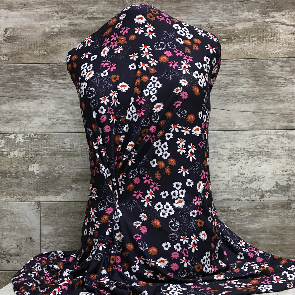 DBP / Stable Knit - Retro Floral - Sold by half yard – Fabrik Attik